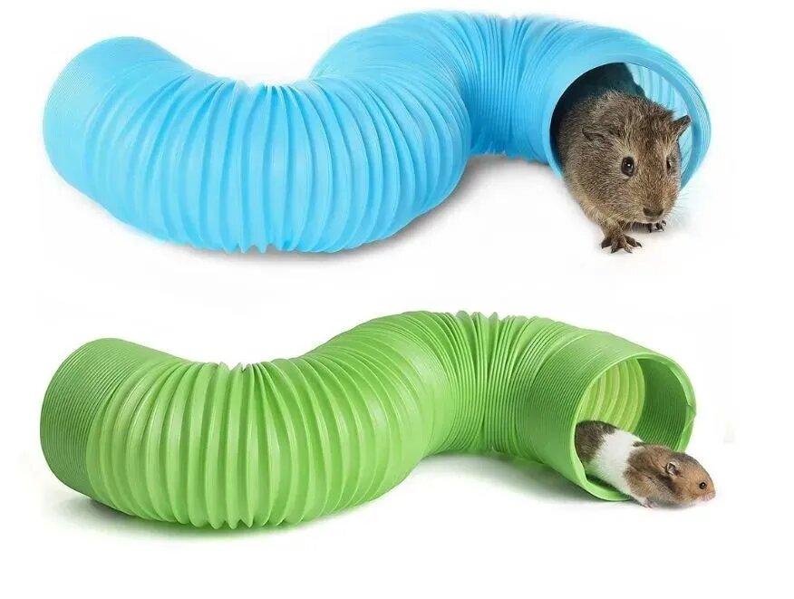 Тоннель/туннель, труба, лабиринт для хорьков, лабиринт для крыс, грызунов, ежей, 1 метр, складной