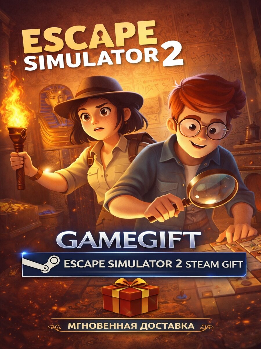 Игра Escape Simulator 2 для STEAM ПК (PC) | Страна активации - Турция | Подарком на Ваш аккаунт | Автовыдача