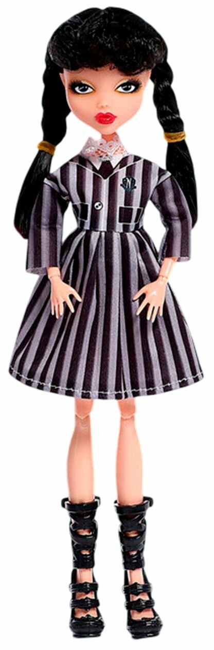 Детская модельная кукла "Тёмная история", шарнирная с подвижными руками, готический образ, пластиковая куколка в платье для девочки, длинные черные волосы для причёсок, высота 27 см