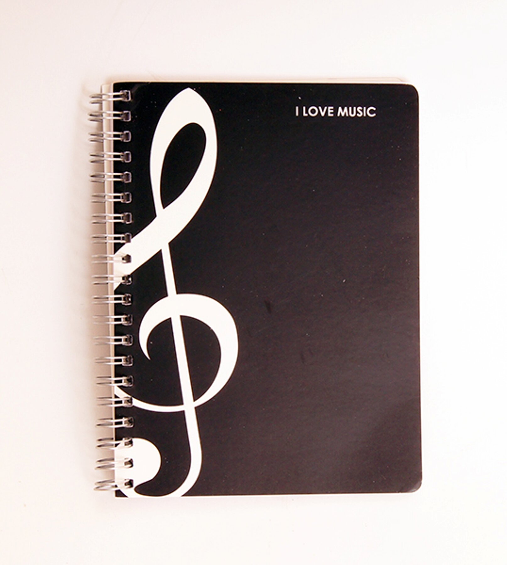 Записная Книжка Rin HY-A016B, сувенирная, линованная, с пружиной, скрипичный ключ