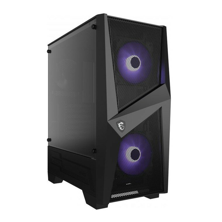 Корпус MSI MAG FORGE 100M (306-7G03M21-809) Midi-Tower , черный