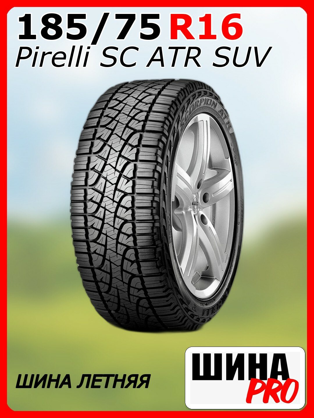 Шина летняя 185/75/16 T 93 Scorpion ATR для легковых автомобилей 4394900