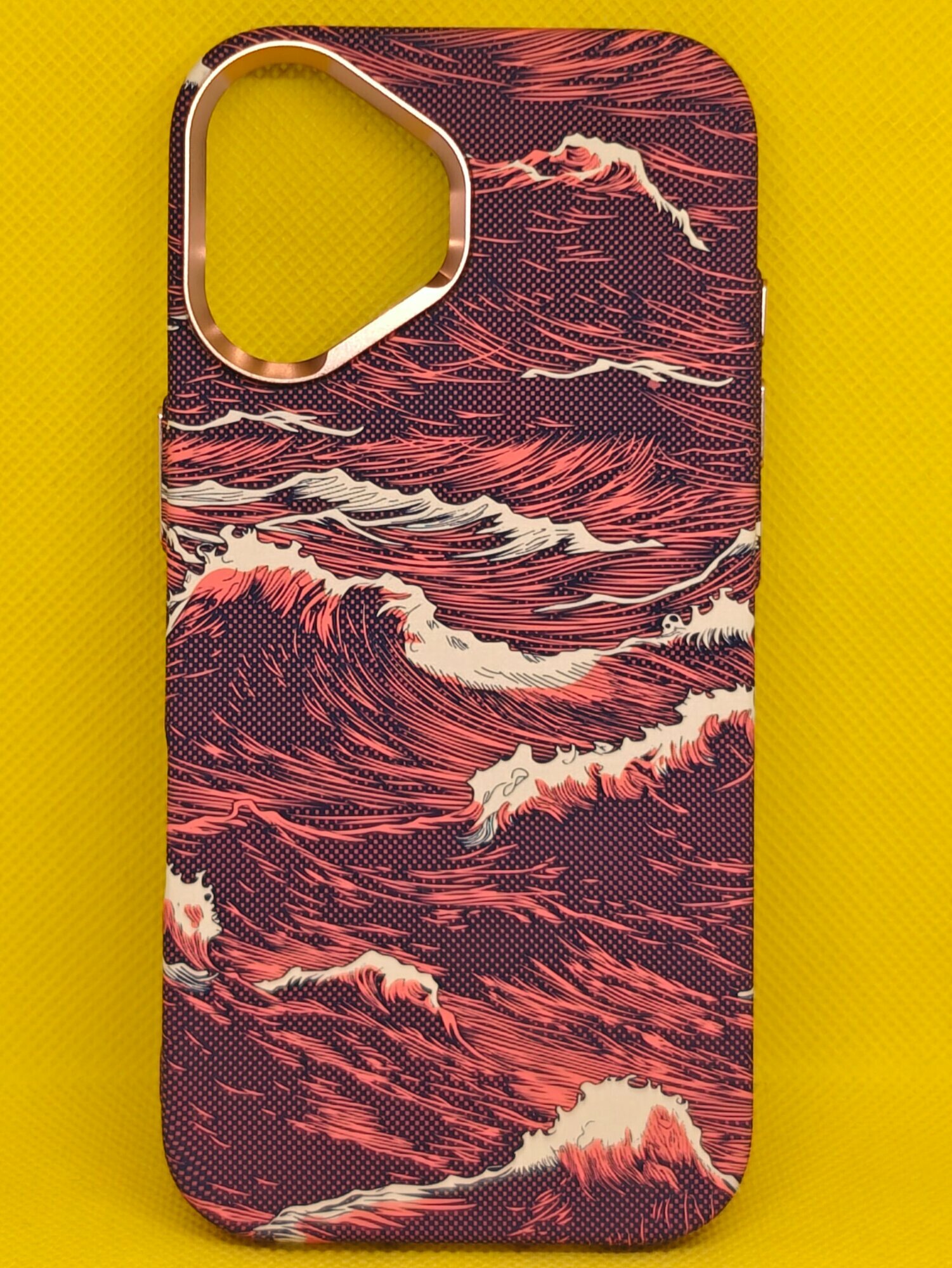 Чехол матовый под карбон Luxo для iPhone 17 с поддержкой MagSafe / серый