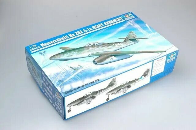 Trumpeter 1/32 02260 Мессершмитт Me 262 A-1A Тяжелое вооружение Самолеты