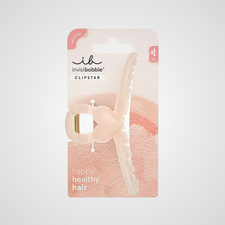 Заколка-крабик CLIPSTAR Heartbeat (размер L) INVISIBOBBLE CLIPSTAR Heartbeat Заколка 1 шт