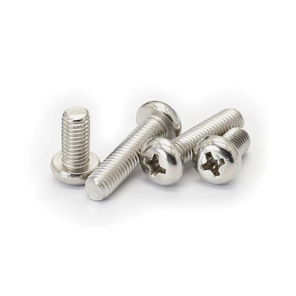 Винты крестовые M4x12mm из нержавеющей стали, 50шт
