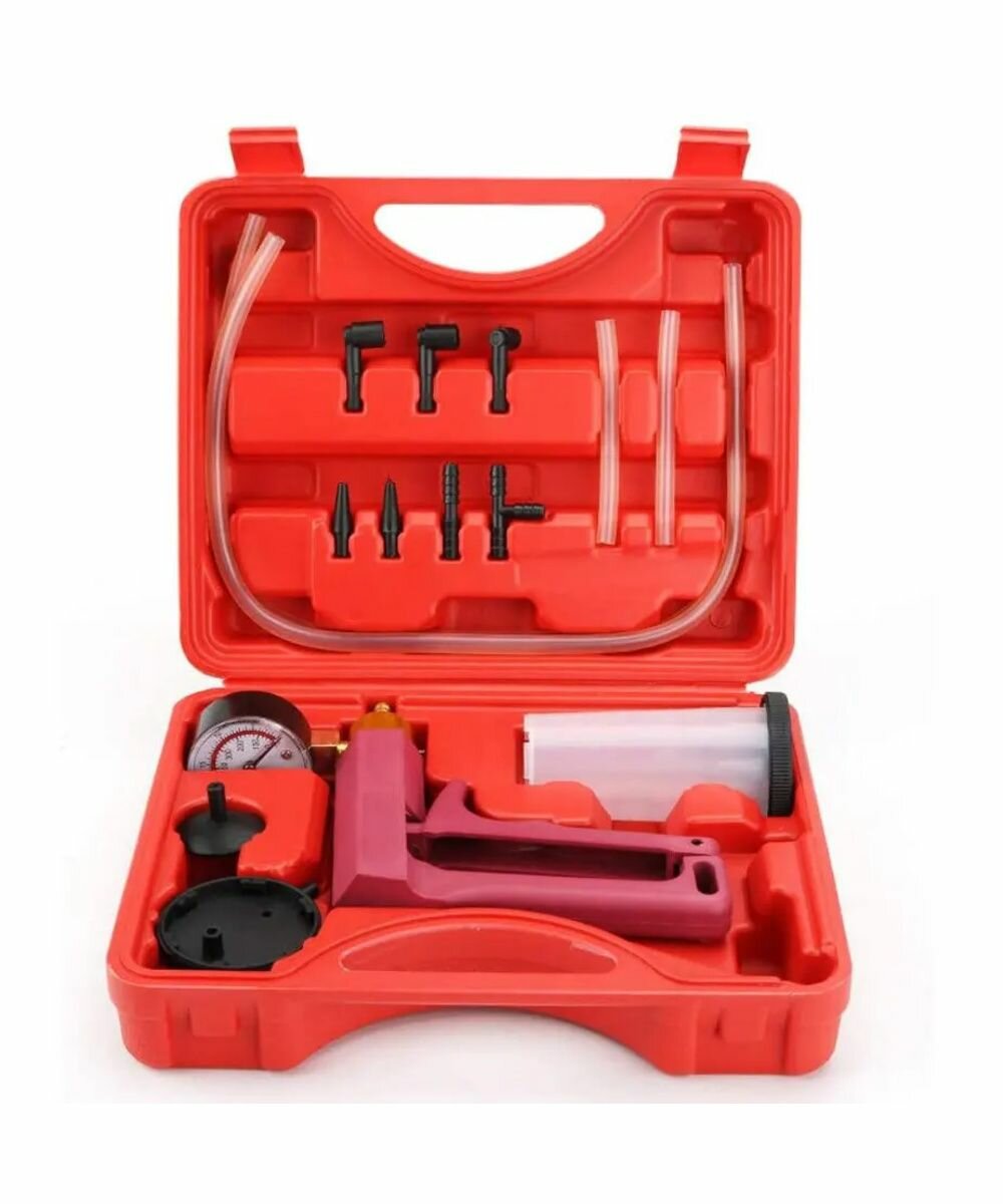 Ручной вакуумный прокачивающий инструмент для прокачки тестер тормозной жидкости, вакуумный пистолет, насос, тестер, комплект/манометр