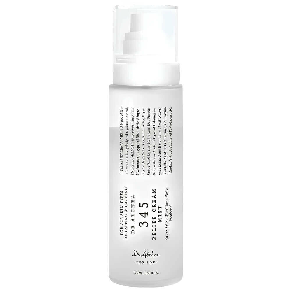 DR. ALTHEA Успокаивающий мист с гидролатом риса и пантенолом 345 Relief Cream Mist, 100 мл