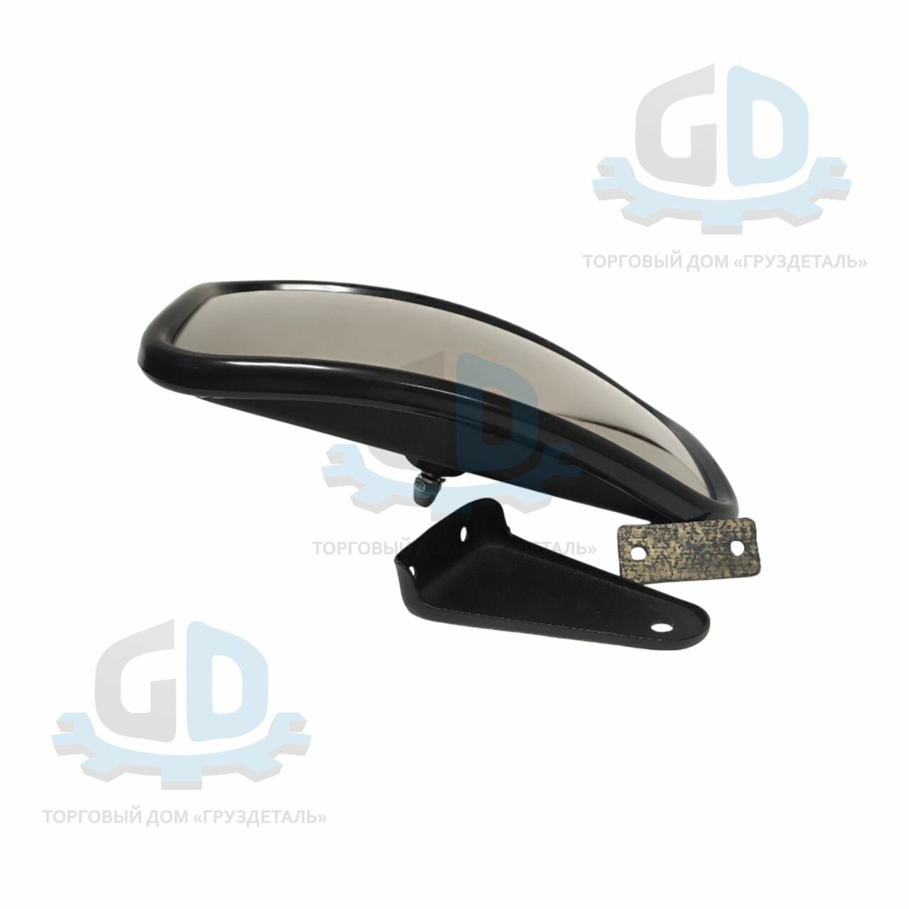 Зеркало бордюрное КАМАЗ с кронштейном бокового обзора и с прокладкой Тимер (комплект), арт. 58.8201020-10