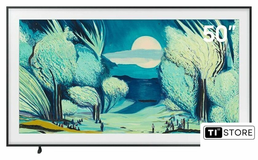 Телевизор Samsung The Frame QLED QE50LS03FAUXRU 2025, диагональ 50", 4K UHD SmartTV, Tizen OS, Wi-Fi, Bluetooth, AirPlay