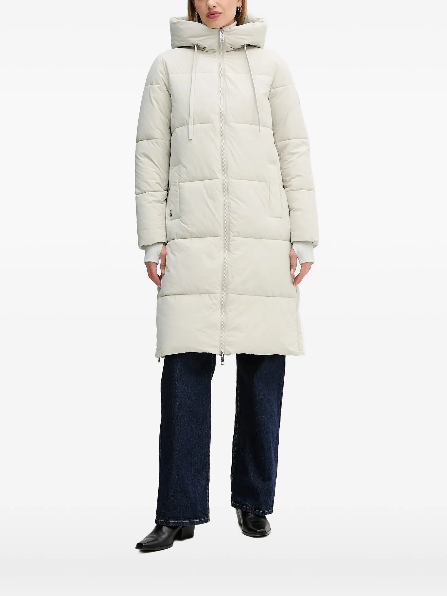 Пальто Hooded quilted coat