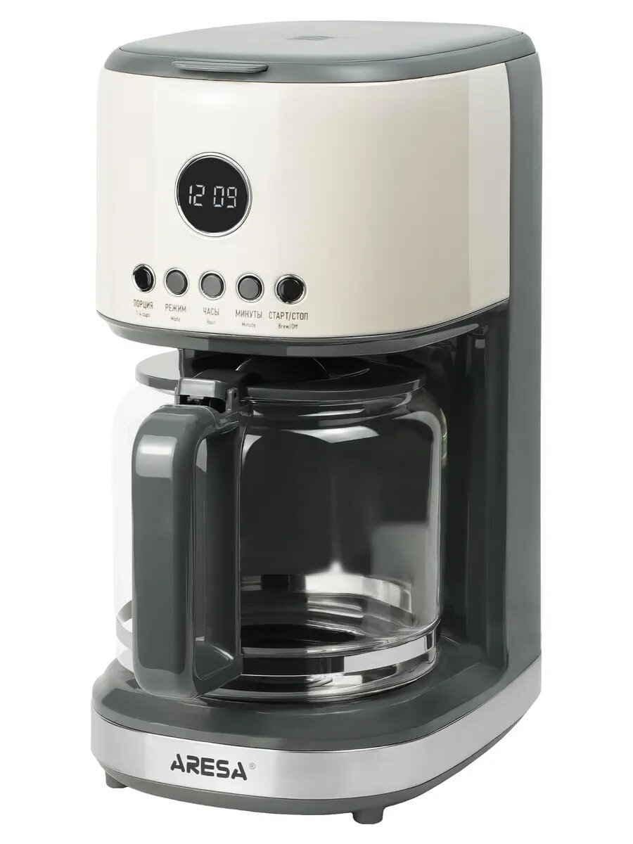 Кофеварка капельная AR-1616, мощность 1100 Вт, 1800 мл