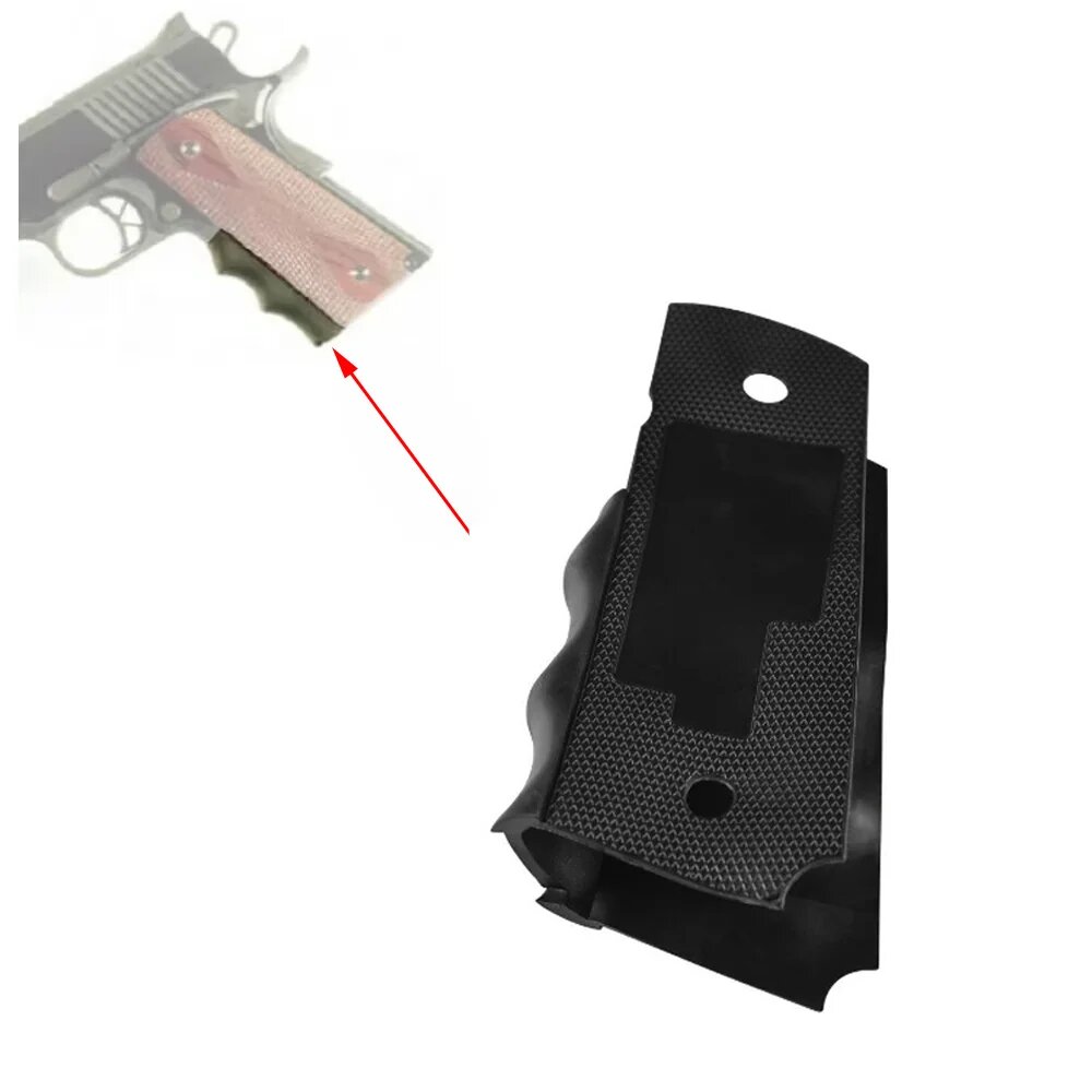 Тактическая резиновая ручка, встроенная модель Government Colt 1911, и эквиваленты PG1911-1, встроенная противоскользящая втулка
