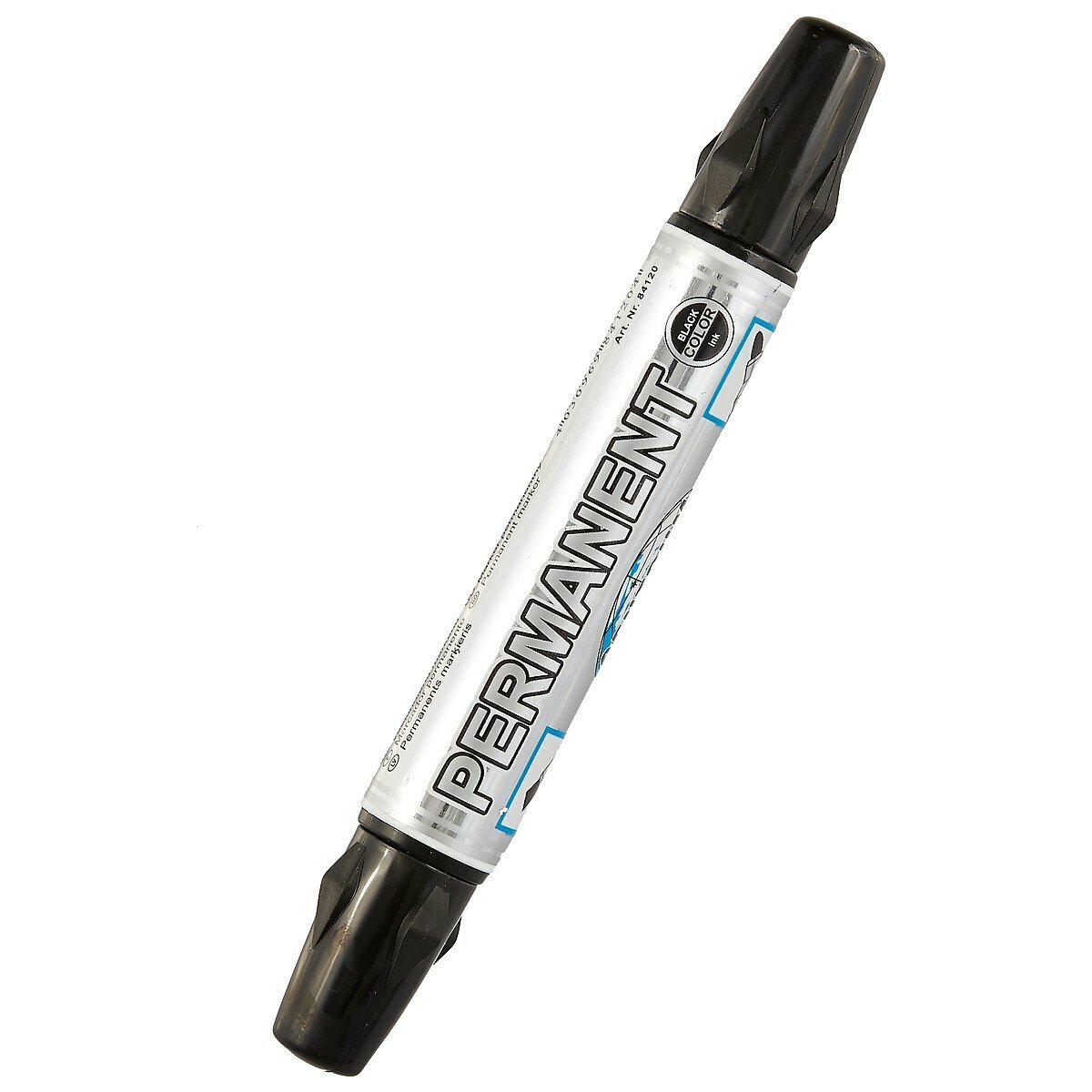 Маркер перманентный Centrum, двухсторонний черный