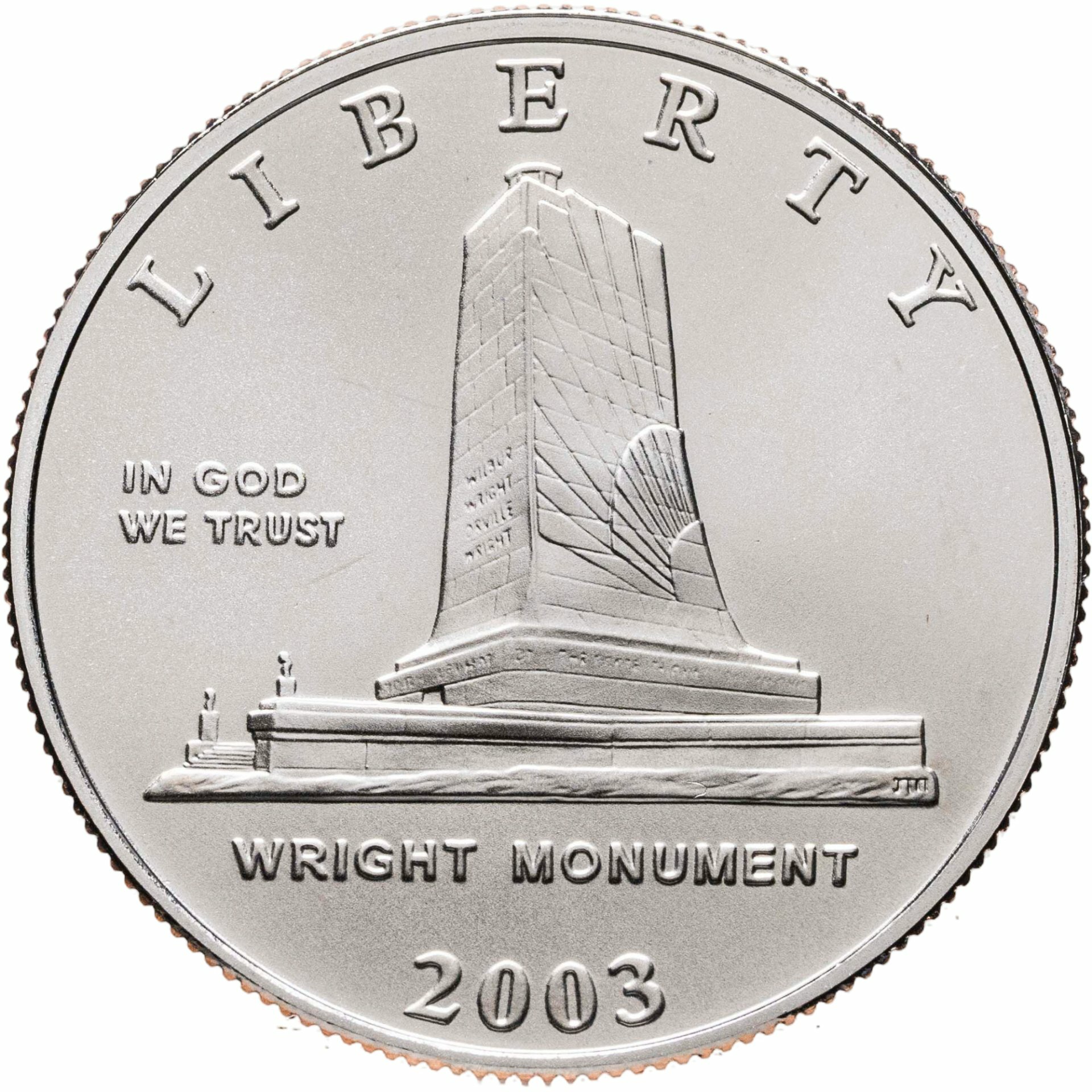 США 50 центов 1/2 доллара 2003 "100 лет со дня первого полета", Мельхиор медь-никель, в сохранности UNC