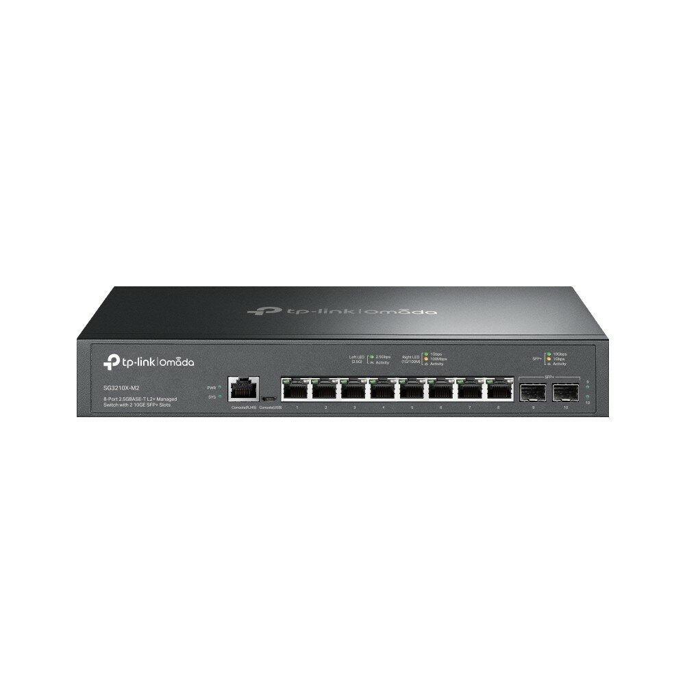 Коммутатор TL-SG3210X-M2 TP-LINK Для малых рабочих групп