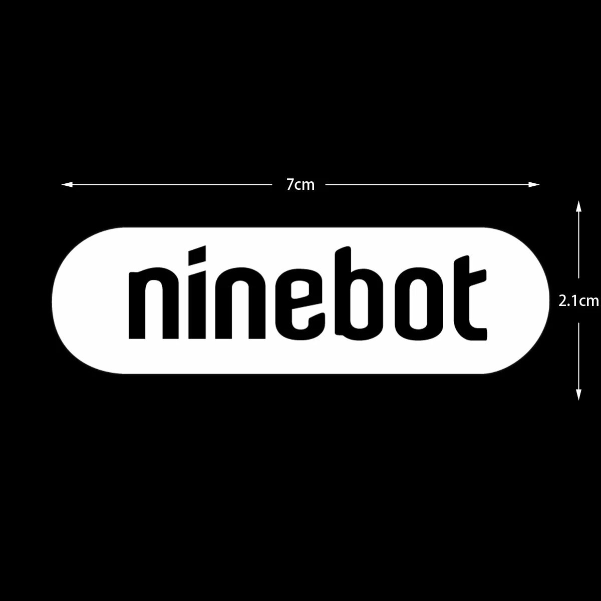 Флуоресцентные наклейки для Ninebot E22 ES1 ES2 B Silver