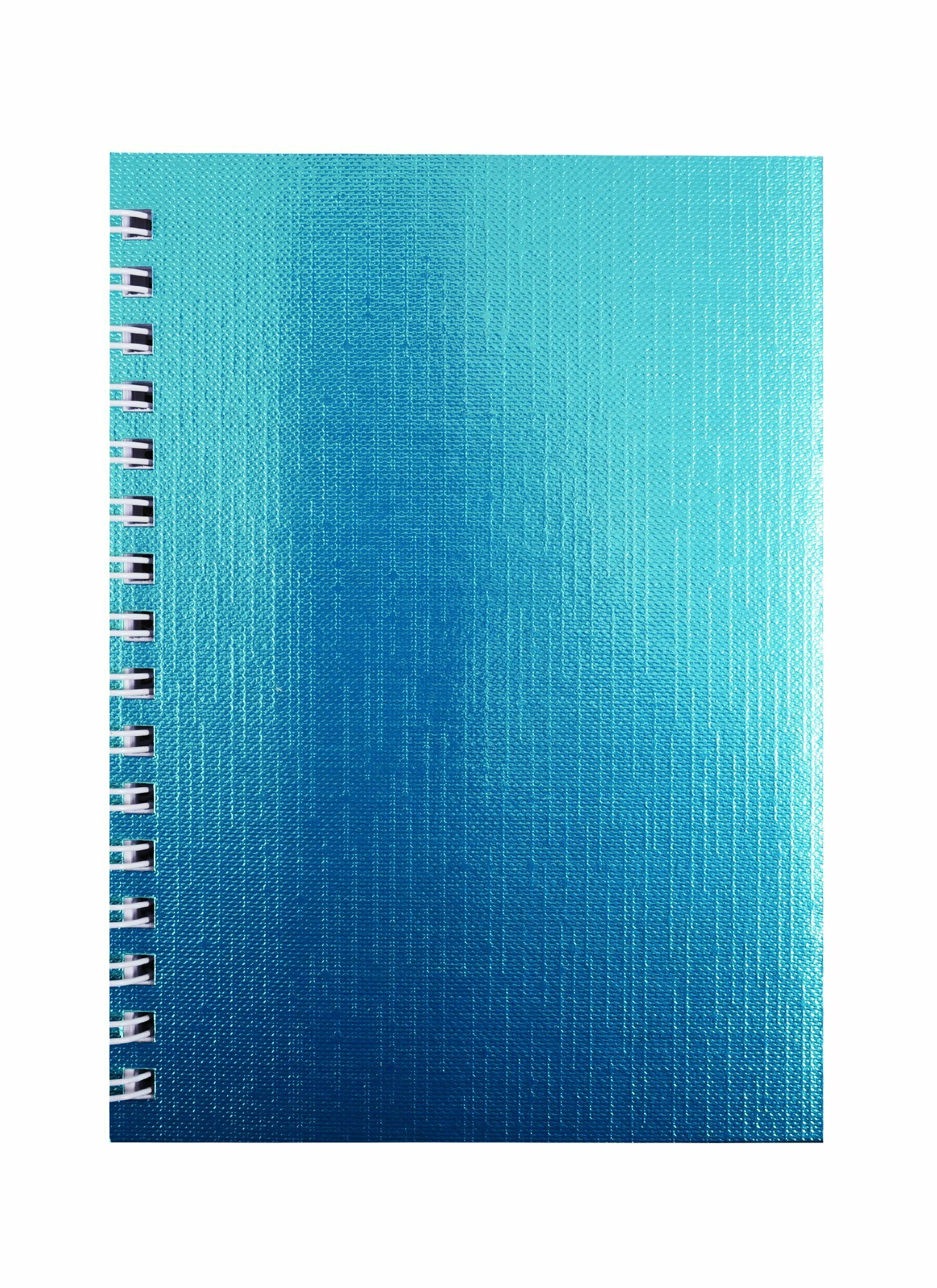 Записная книжка А6 80л кл. "METALLIC" обл. мятн. бумвинил, гребень