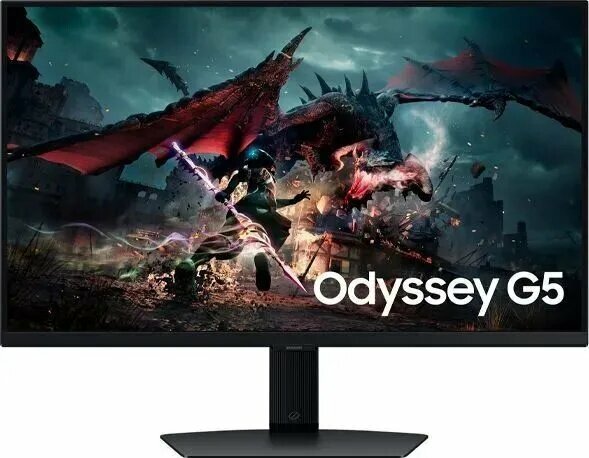 27" Монитор Odyssey G5 S27DG502EC, IPS, 2560x1440, 180 Гц, черный, черно-серый
