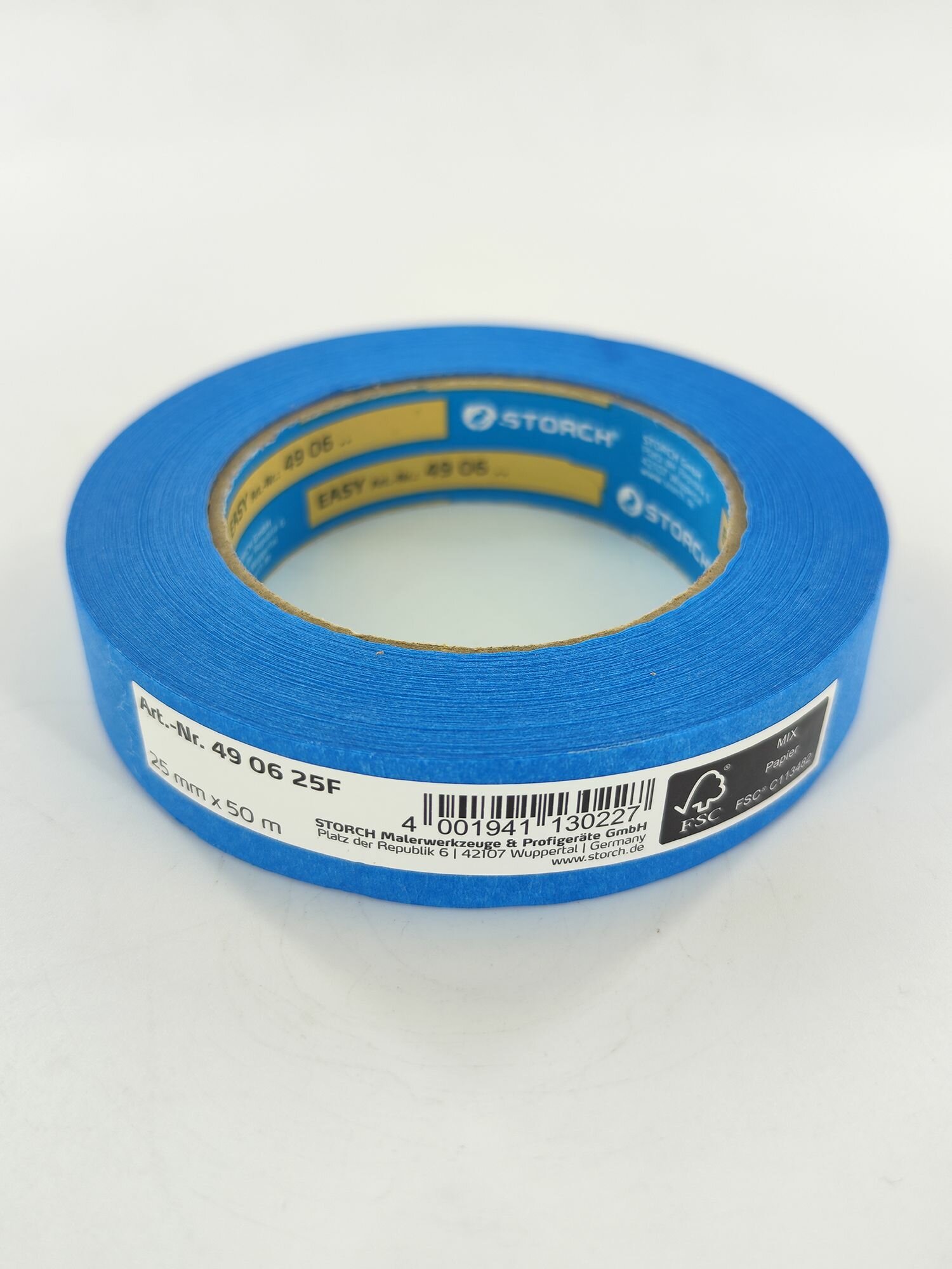 Лента крепированная синяя Storch MaskUp EasyStar UV 490625F (24мм*50м)