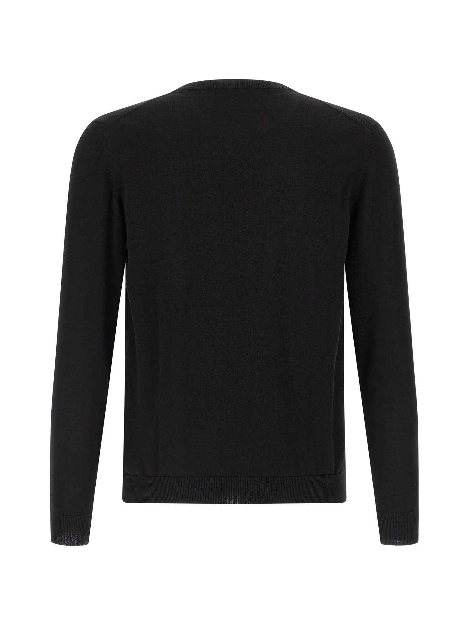 Свитер Zanone Cotton sweater, размер 52, , black/black — фото 1