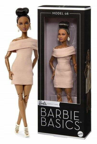 Кукла Mattel Barbie Signature Basics - Премиальная коллекционная кукла Барби/ базовая модель Neutral Collection 08 - Барби JJX27