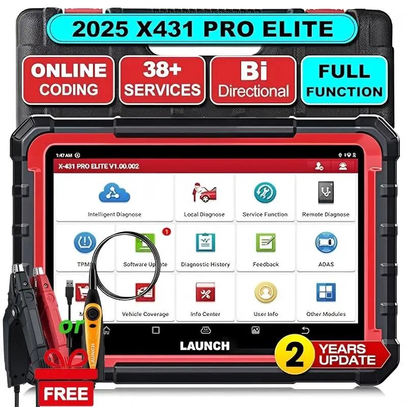 Запуск X431 PRO ELITE Авто Полная система Автомобильные диагностические инструменты Global Version