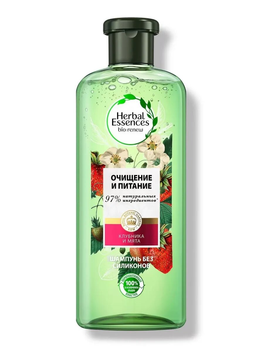 Шампунь Herbal Essences Белая клубника и сладкая мята 250 мл