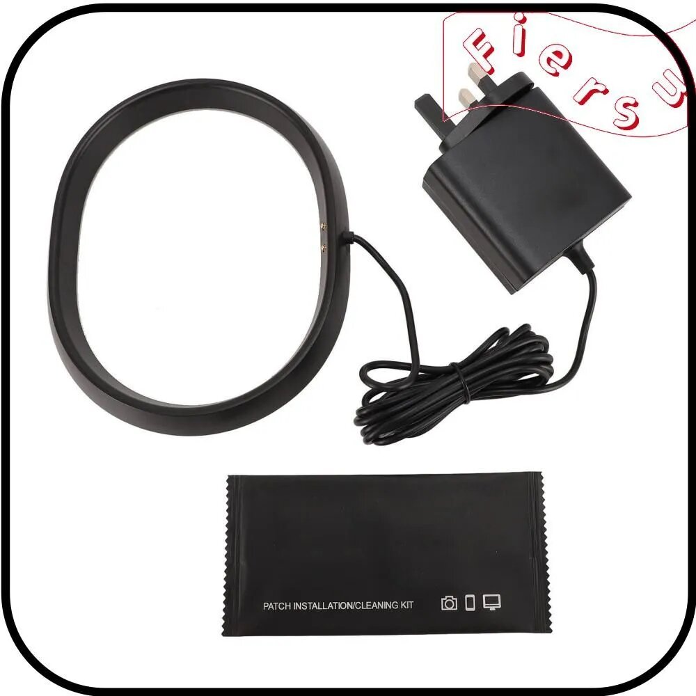 Fiersu Спикерская зарядка база для портативной колонки, черная, сетевой адаптер