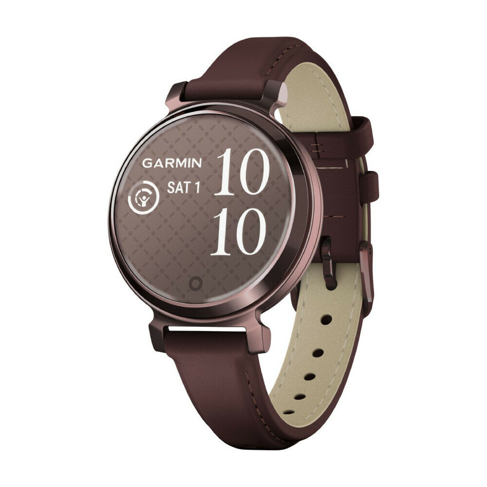 Умные часы Garmin Lily 2 Cream Dark Bronzt with Mulerry Leather Band 010-02839-61