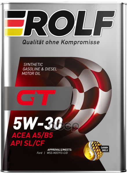 ROLF Масло моторное синтетическое GT 5W30 SL/CF, A5/B5 4л