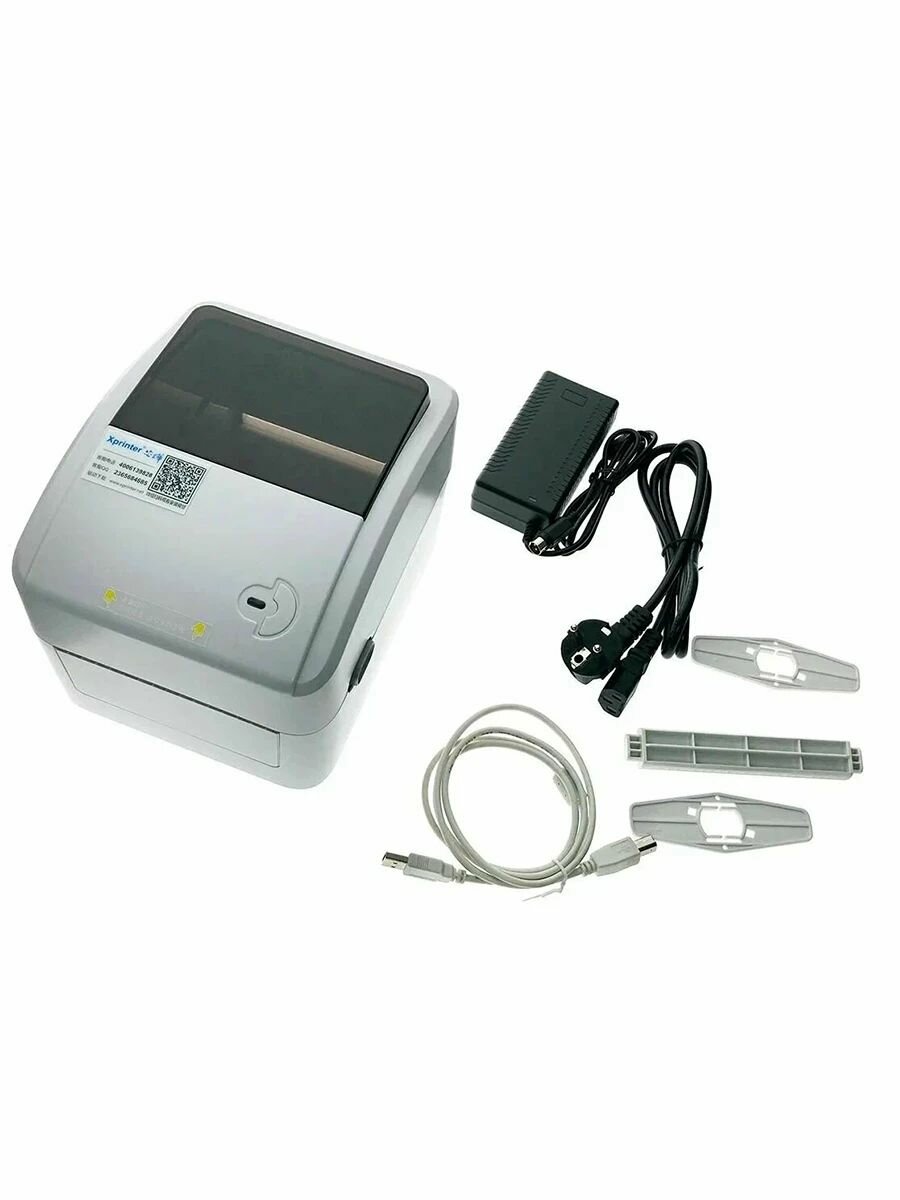 Xprinter XP-420B USB Принтер этикеток белый — фото 1