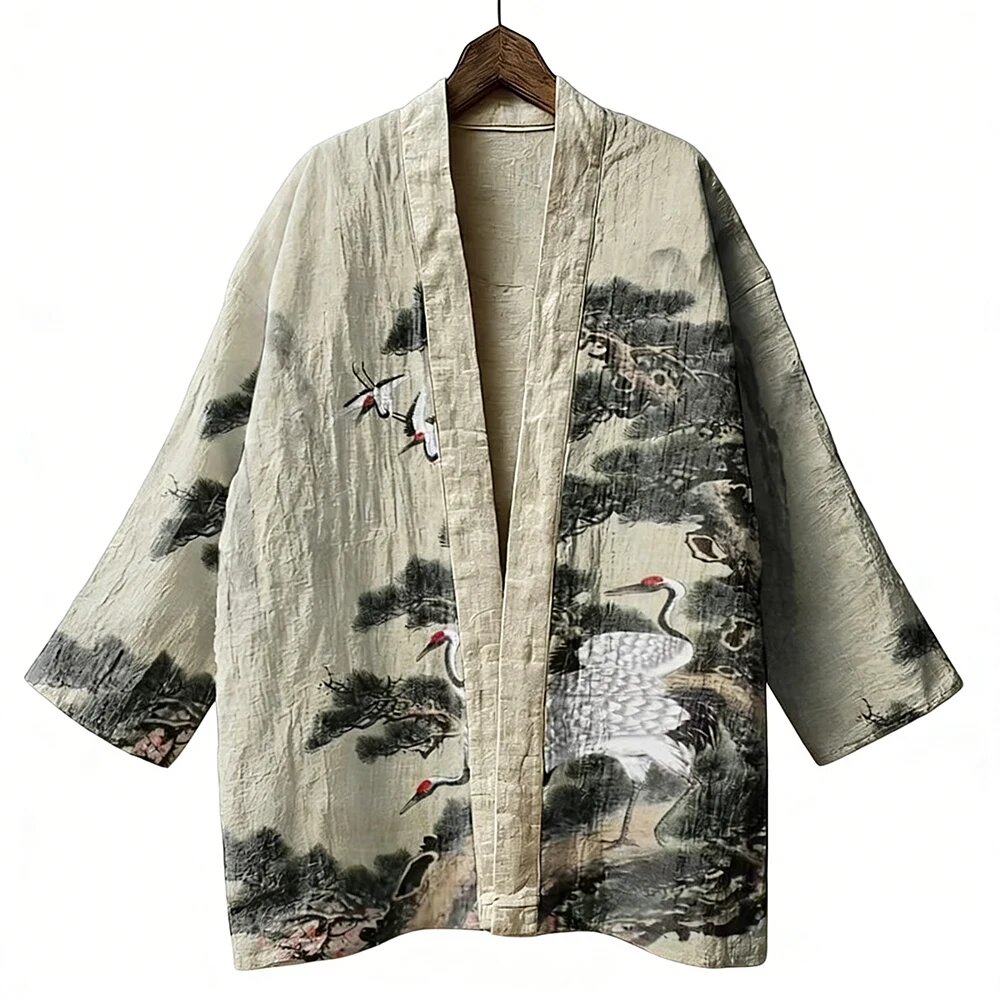Кимоно хлопковое Haori Jacket14