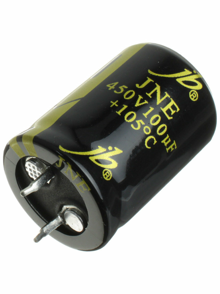 Конденсатор 100мкФ 450В 22*30мм 105C JB JNE2W101M10002200300 Snap-in
