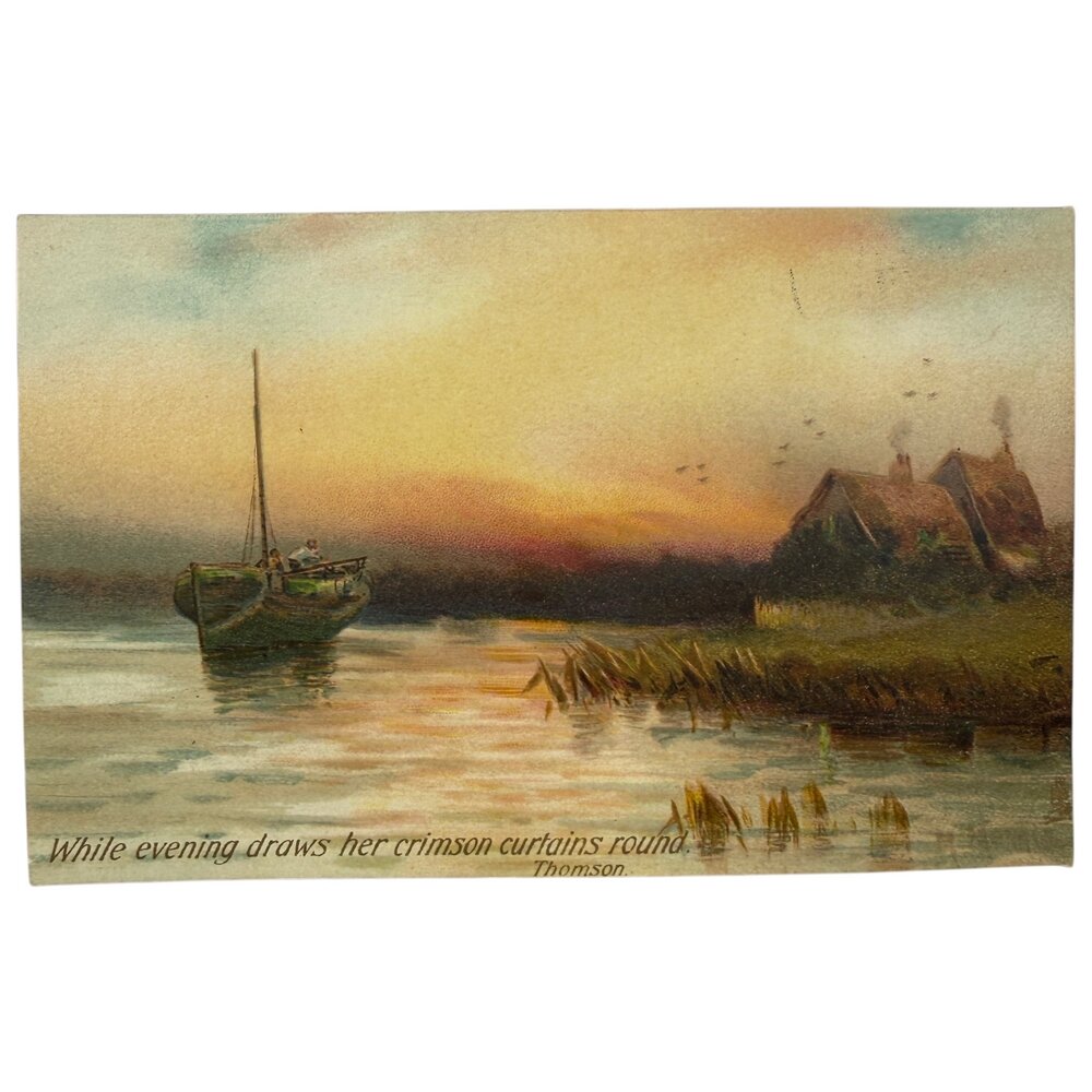 Почтовая открытка "Знаток" 1904-1915 гг. Raphael Tuck & Sons. Великобритания