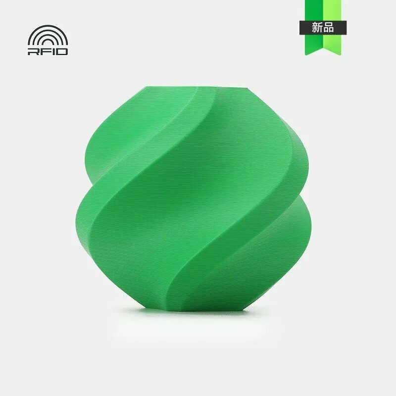 Пластик PLA Lite 1кг на катушке Bambu Lab(В комплект входит лоток для материалов)зеленый16501