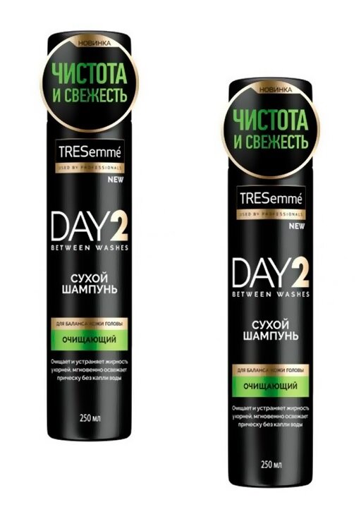 Шампунь Tresemme сухой для волос Очищающий, 250мл 2шт