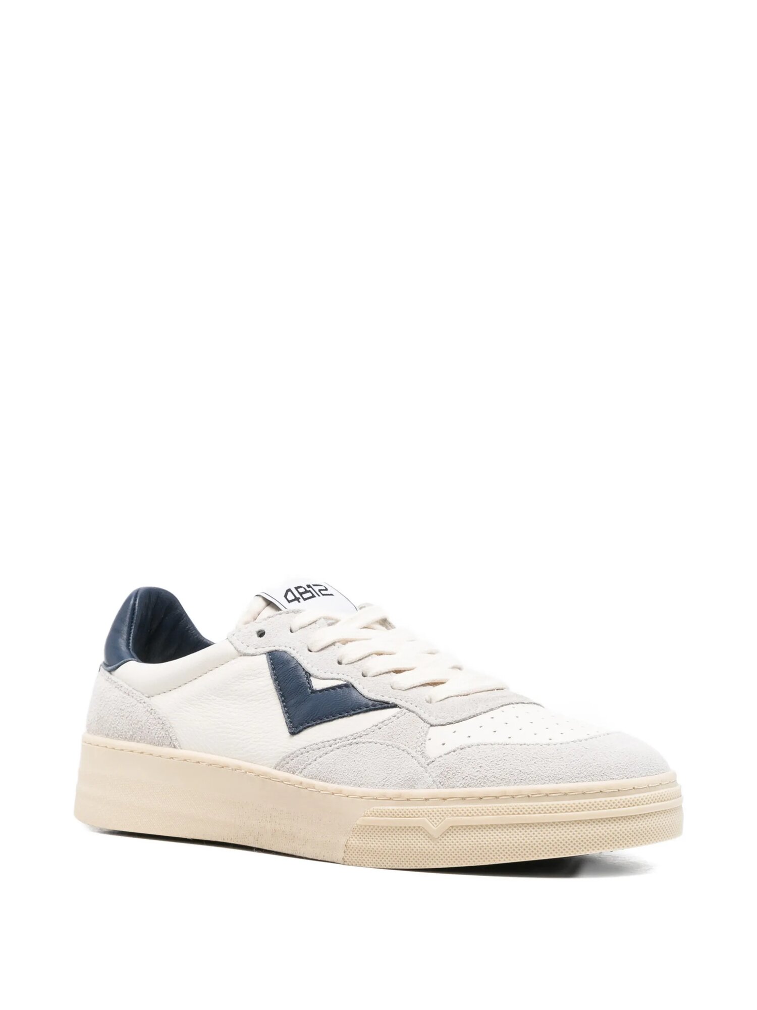 Кроссовки 4B12 Hyper panelled sneakers, размер 43, белый — фото 1