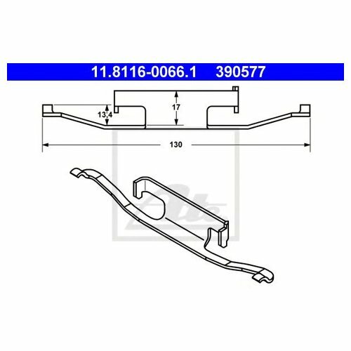 Запчасти тормозных колодок Ate 11811600661 для BMW 1 серия E81, E82, E87, E88, 3 серия E30, E36, E46, E90, E91, E92, E93, 5 серия E34,