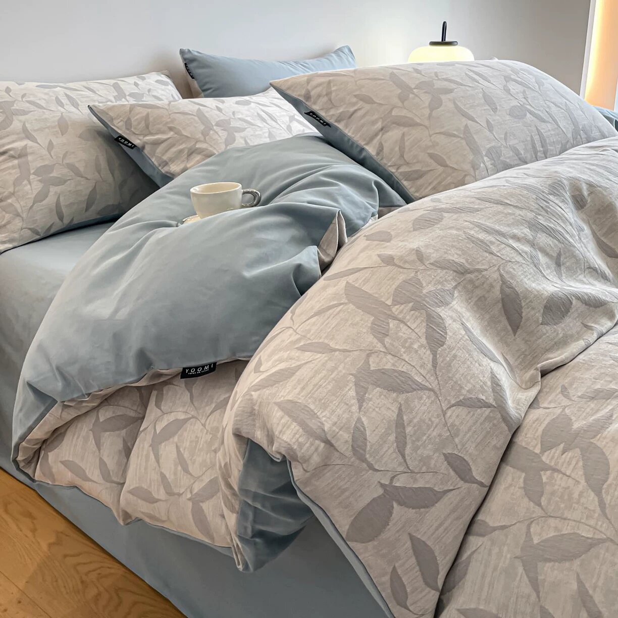 Комплект постельного белья Hanchen Home Textiles 2025: новая модель, 100% хлопок, жаккард, окрашенная пряжа, четыре