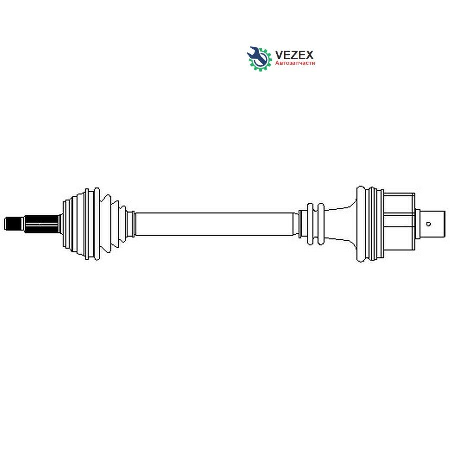 METELLI 17-0396 Привод в сборе R