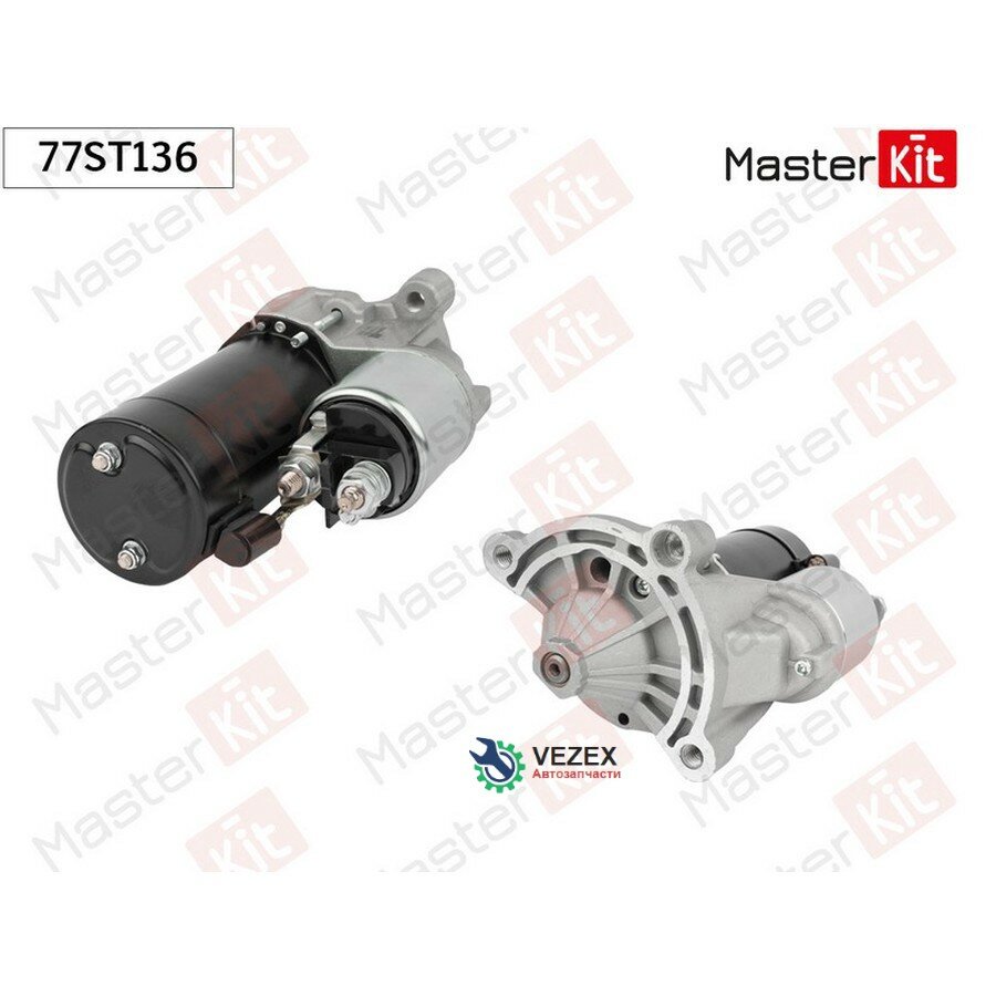 MASTERKIT 77ST136 Стартер CITROEN JUMPER, PEUGEOT BOXER 02- 77ST136