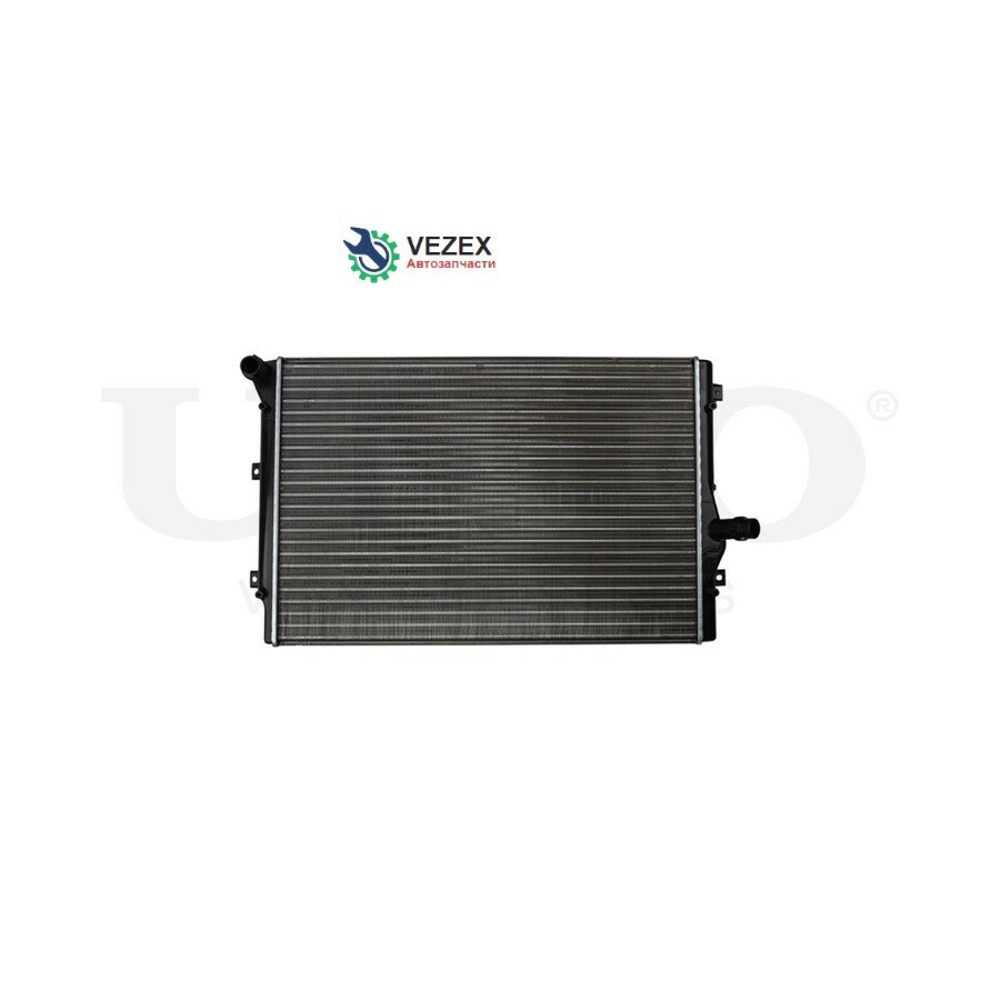 UNIO RAD-10118 Радиатор охлаждения двигателя VW Passat B6, B7 05-, Golf V, VI 03-, Skoda Octavia (1Z3,1Z5) 04-