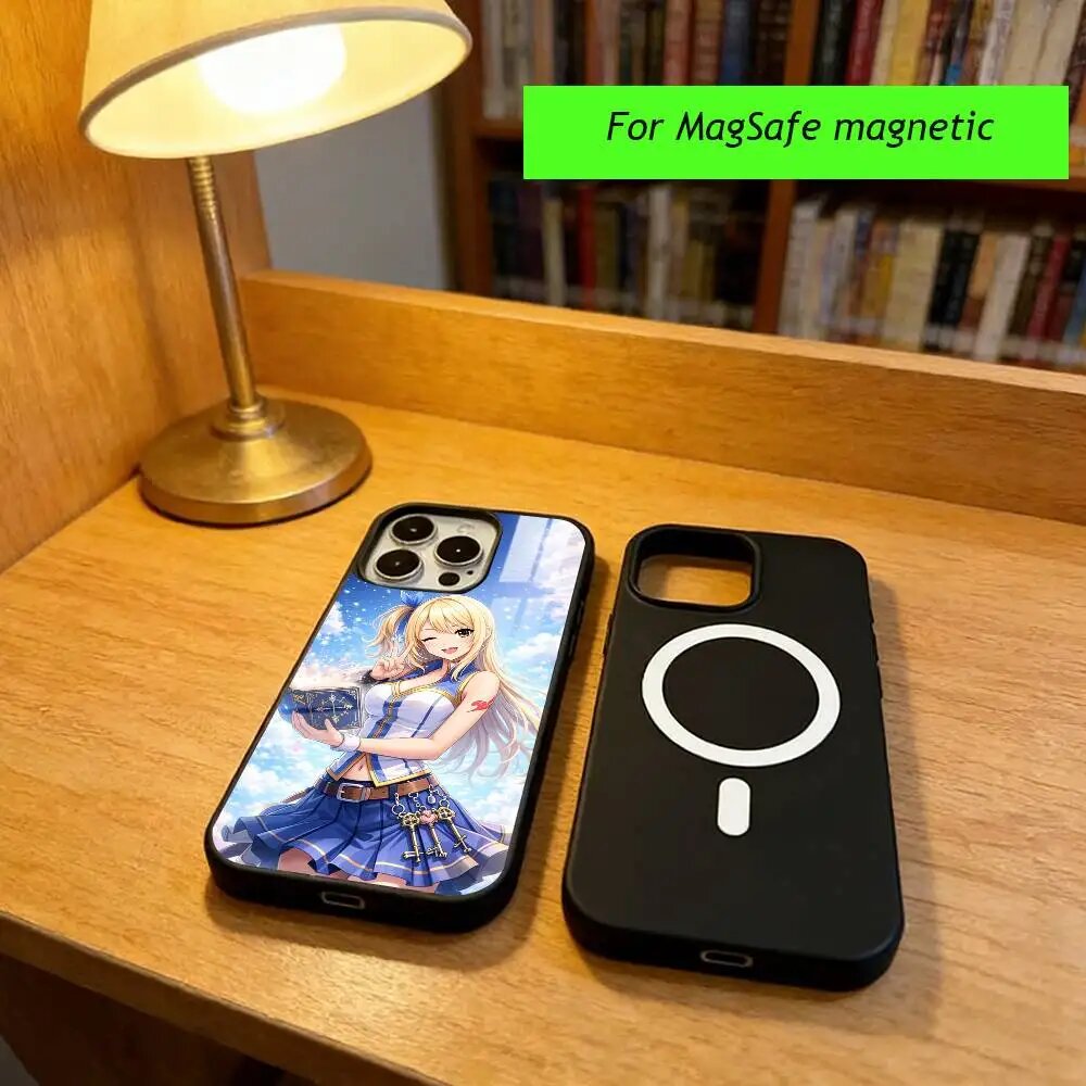 Чехол для телефона Anime F-Fairy T-Tail Lucy Heartfilia для iPhone 17, 16, 15, 14, z8, iPhone13PRO