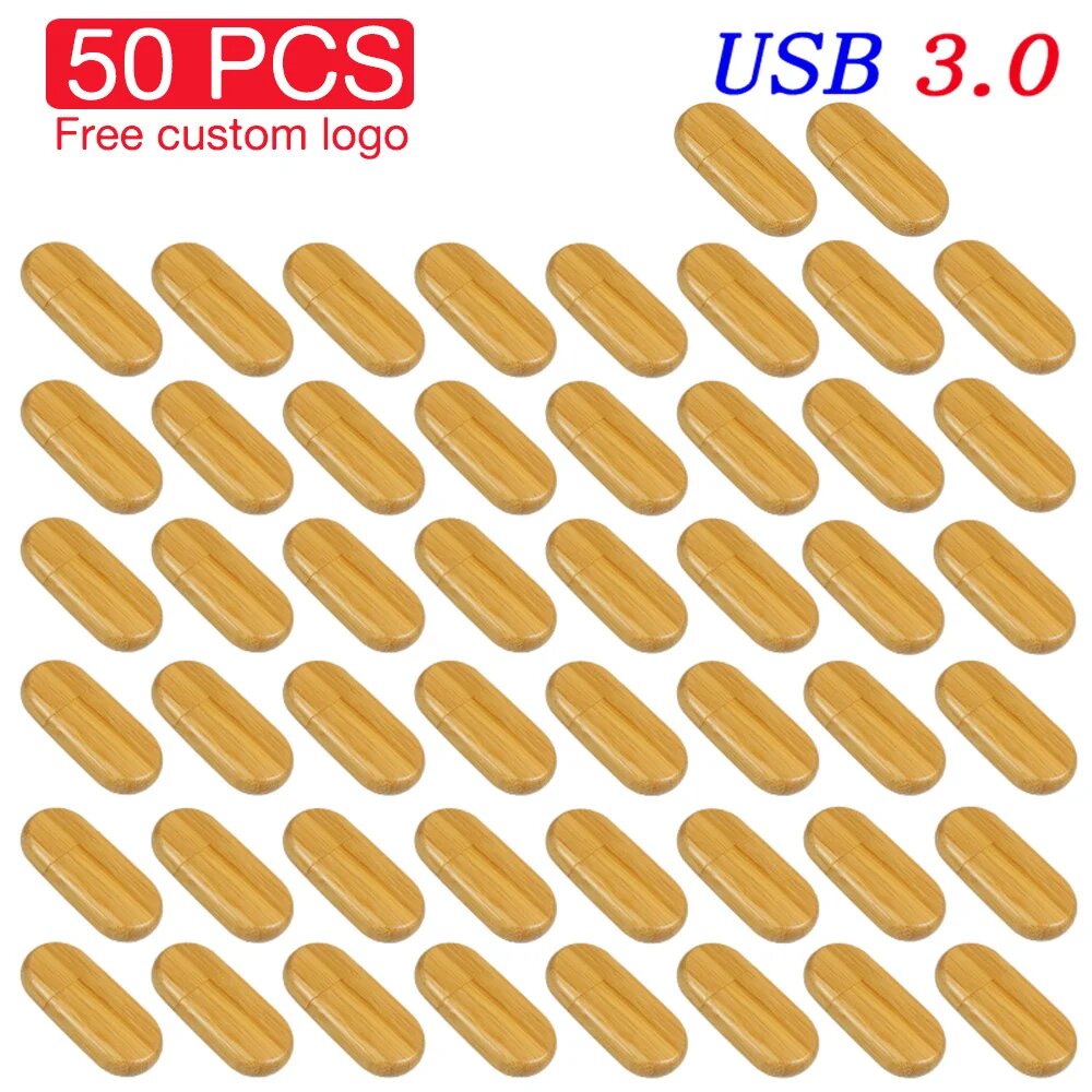 USB-флешка бамбук 16GB, бежевый, Carbonized