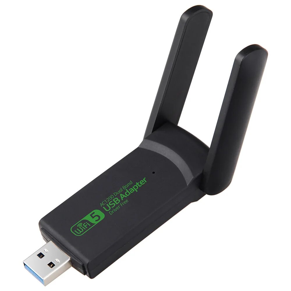 USB адаптер Wi-Fi MT7612U черный