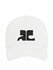 Шапка courreges AC logo-patch cap для девочек, размер OneSize, white