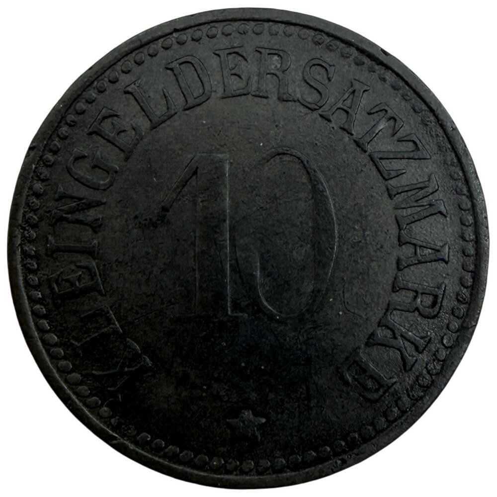 Германия, Германская империя, Вунзидель 10 пфеннигов 1917 г.
