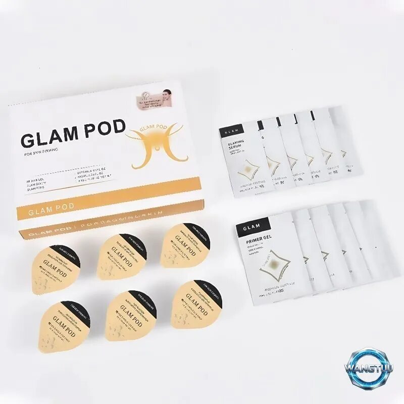 Капсулы GLAM POD для аппаратной карбокситерапии / Набор 6 шт Укрепление и увлажнение