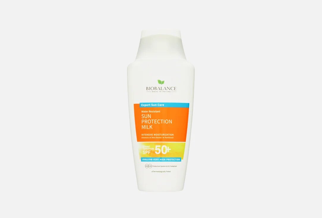 BIOBALANCE SUN PROTECTION MILK Солнцезащитный крем для лица и тела SPF 50 150мл